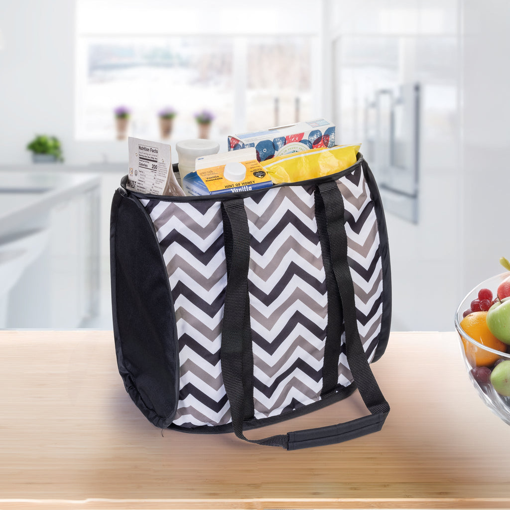 Pop-Up Reusable Shopping Bag | Smart Design® Storage