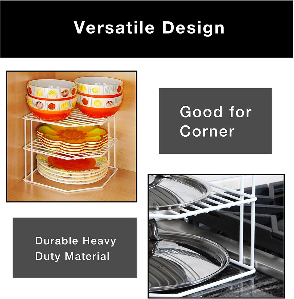 3-Tier Kitchen Corner Shelf Rack | Smart Design® Kitchen