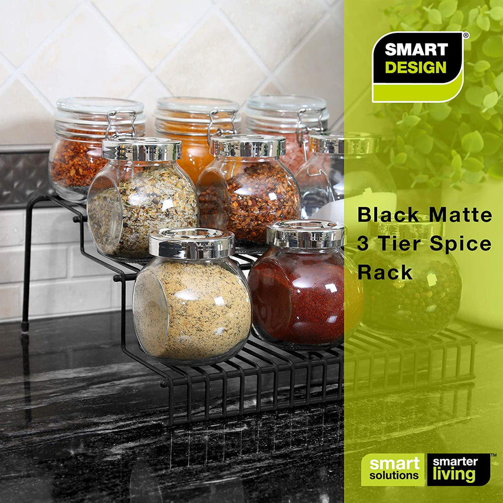 3-Tier Metal Wire Spice Rack | Smart Design® Kitchen