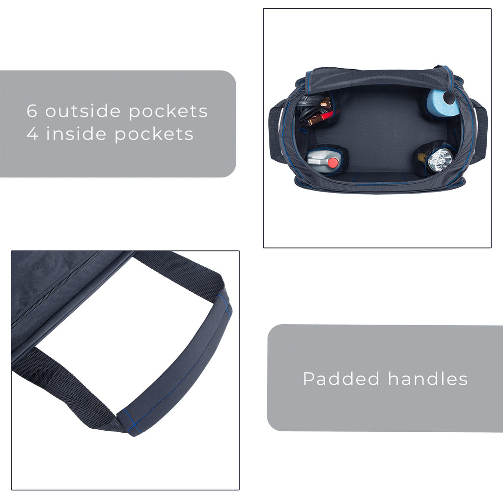 Chevrolet Pop Up Trunk Organizer with Easy Carry Handles, Side Pockets ...