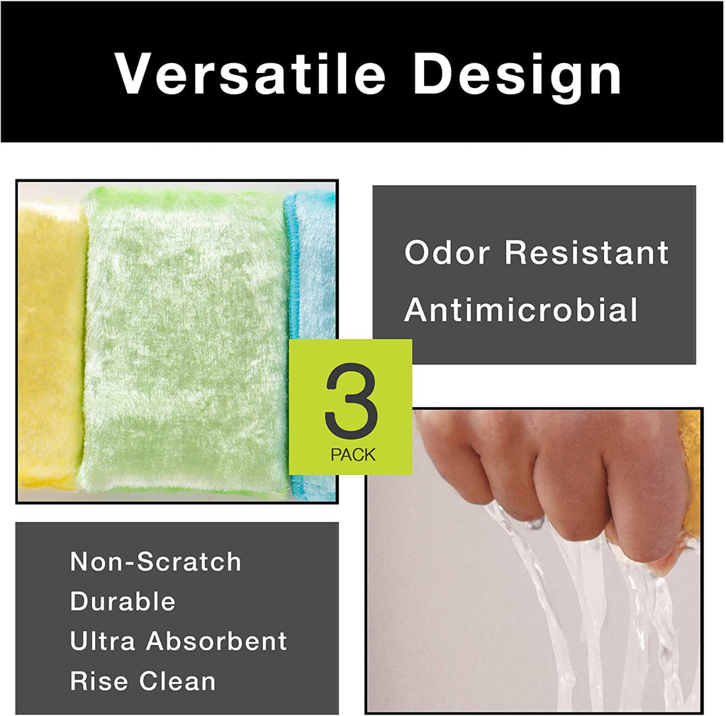 Delicate Use Smart Cloth Scrub Sponge with Odorless Rayon Fiber | Smart ...