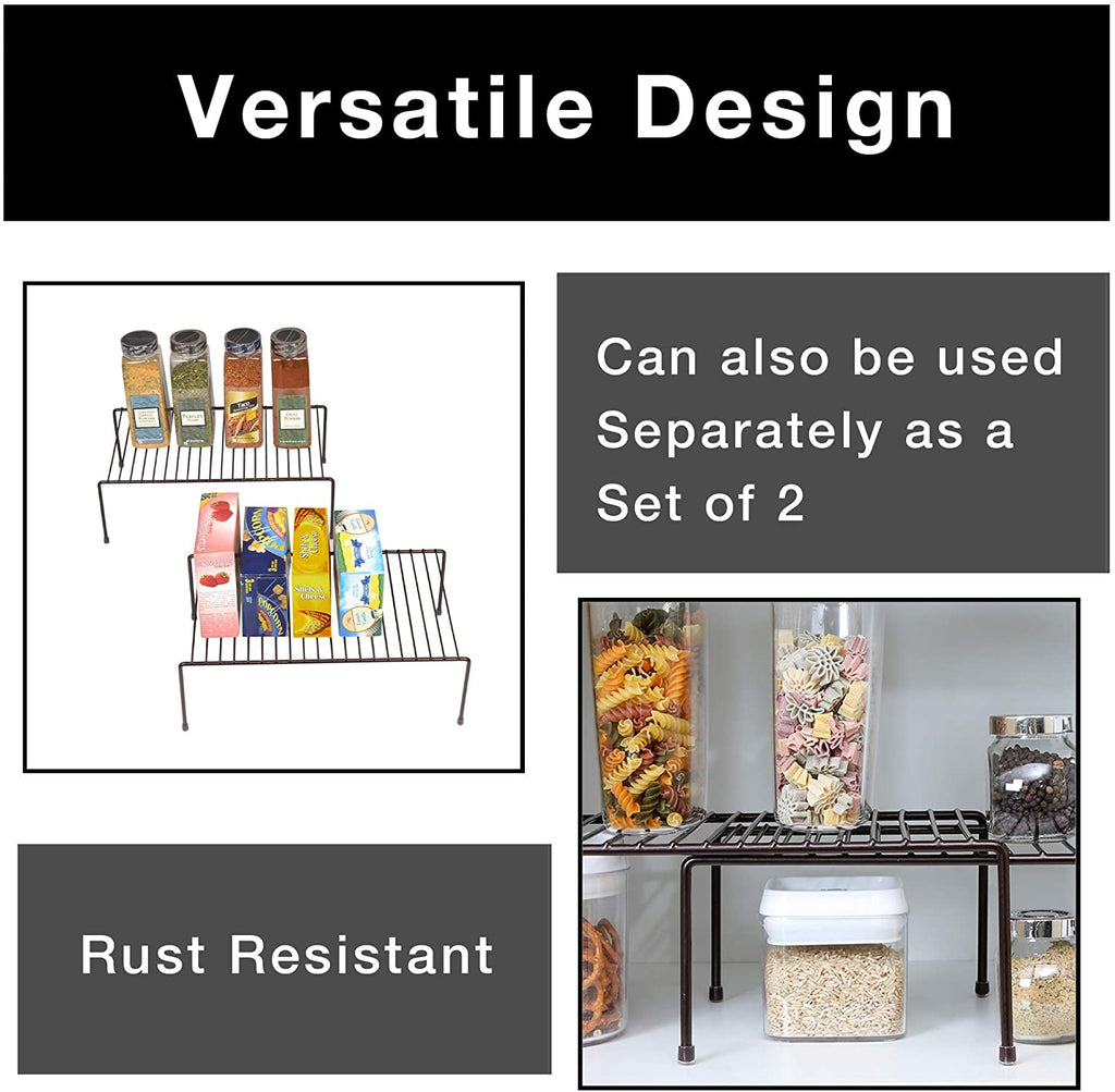 Expandable Cabinet Storage Rack | Smart Design® Kitchen