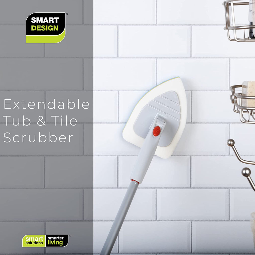 Extendable Tub and Tile Scrubber | Smart Design® Cleaning
