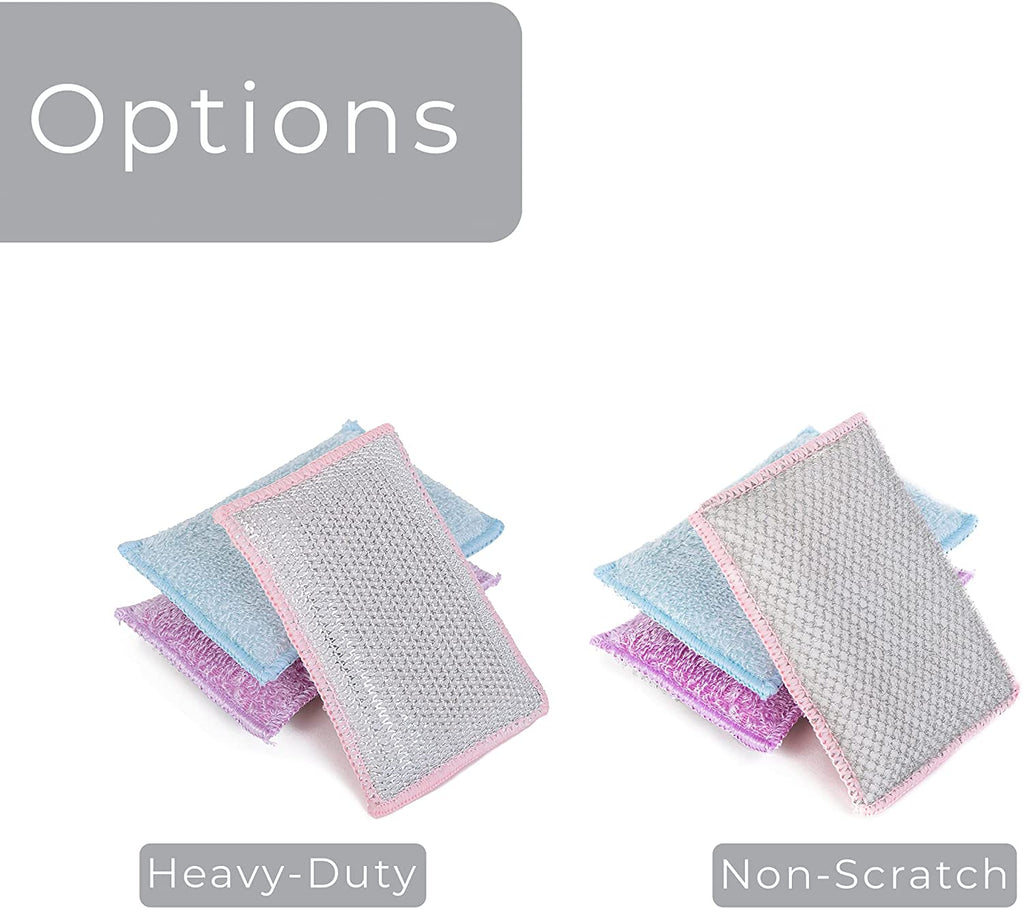 Heavy Duty Scrub Sponge with Odorless Bamboo and Rayon Fiber | Smart ...
