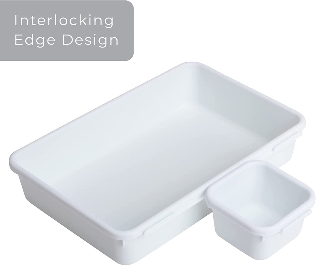 Interlocking Drawer Organizer - 8 Piece Set | Smart Design® Kitchen