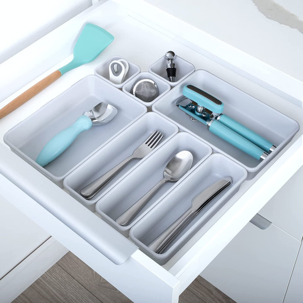 Interlocking Drawer Organizer - 8 Piece Set | Smart Design® Kitchen