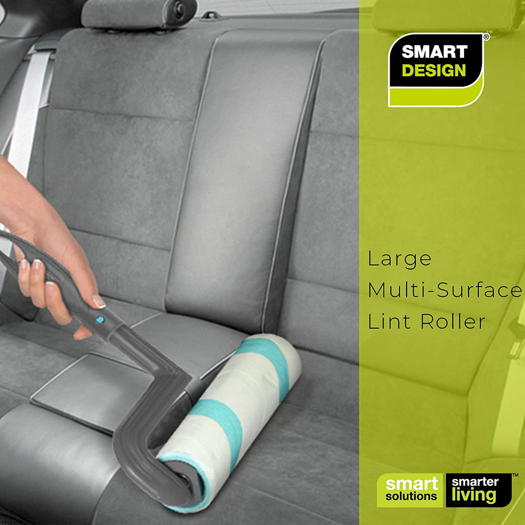 Large Mega Floor Lint Roller with Ergonomic Handle | Smart Design® Laundry