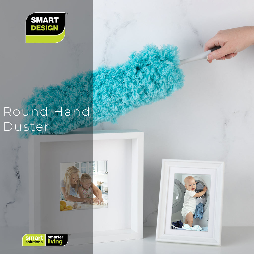 Microfiber Hand Duster - Round | Smart Design® Cleaning