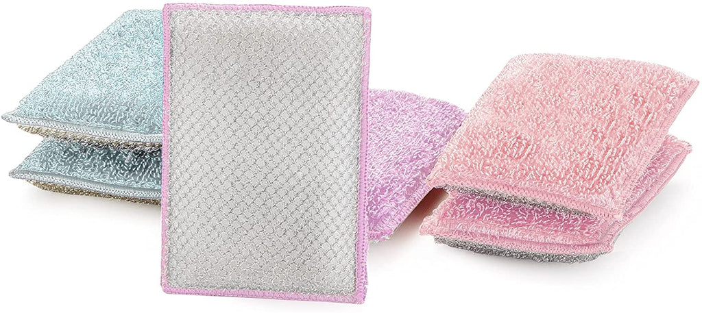 Non-Scratch Scrub Sponge with Bamboo Odorless Rayon Fiber | Smart ...