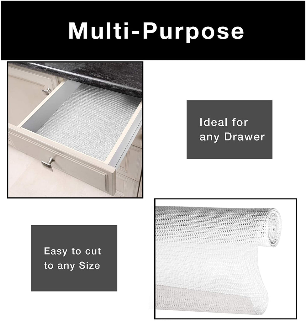 Original Grip Shelf Liner - 12 Inch x 5 Feet | Smart Design® Shelf Liner