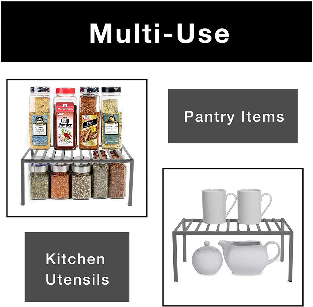 Premium Medium Cabinet Storage Shelf Rack | Smart Design® Kitchen