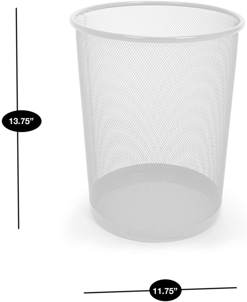 Steel Metal Mesh Waste Basket | Smart Design® Kitchen