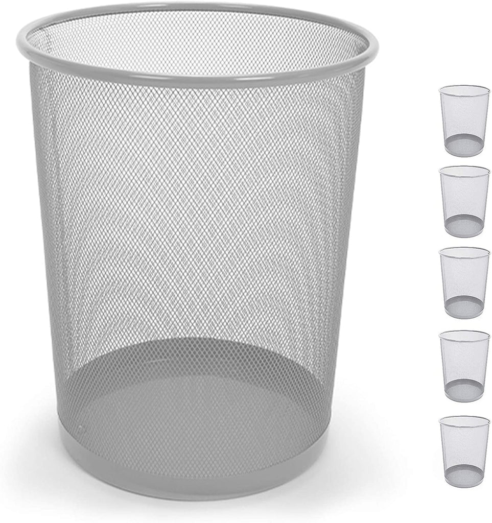 Steel Metal Mesh Waste Basket | Smart Design® Kitchen
